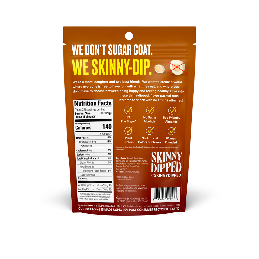 Maple Kiss Almonds – SkinnyDipped