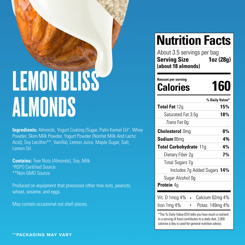 SkinnyDipped | Lemon Bliss Almonds