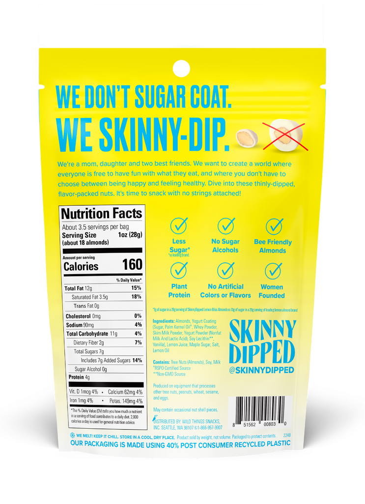 SkinnyDipped | Lemon Bliss Almonds